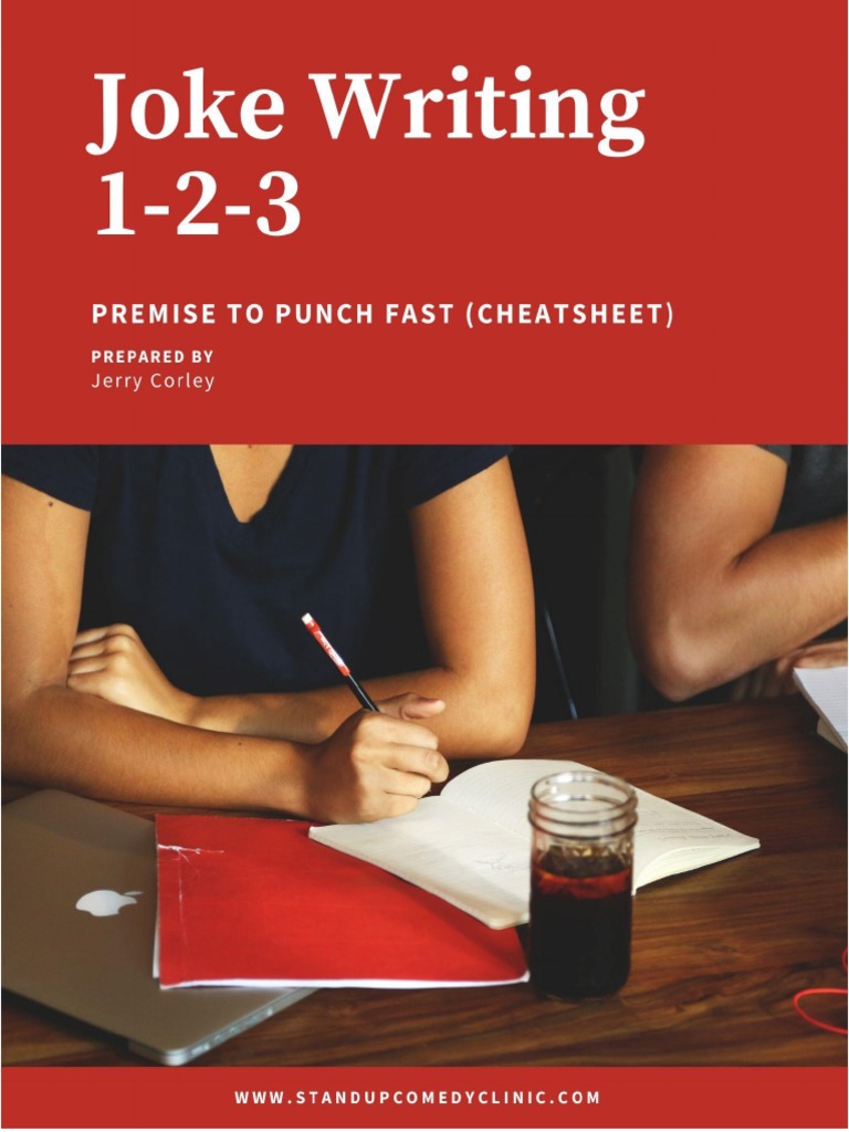 Here's Your Joke Writing Cheatsheet | PDF | Stand Up Comedy | Comedian