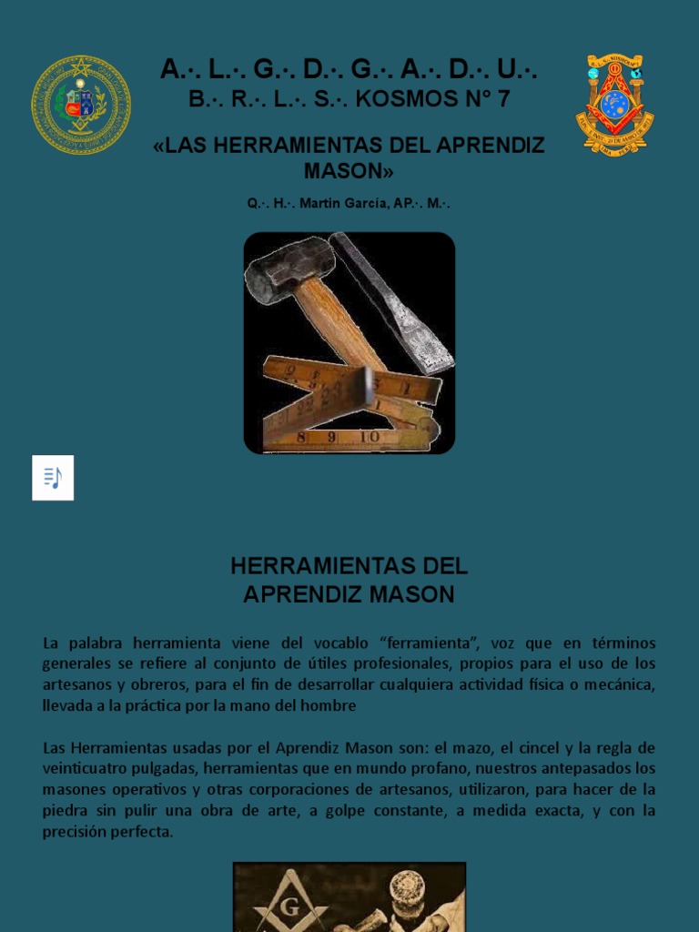 Herramientas del Aprendiz Masón | PDF | Herramientas | Masonería