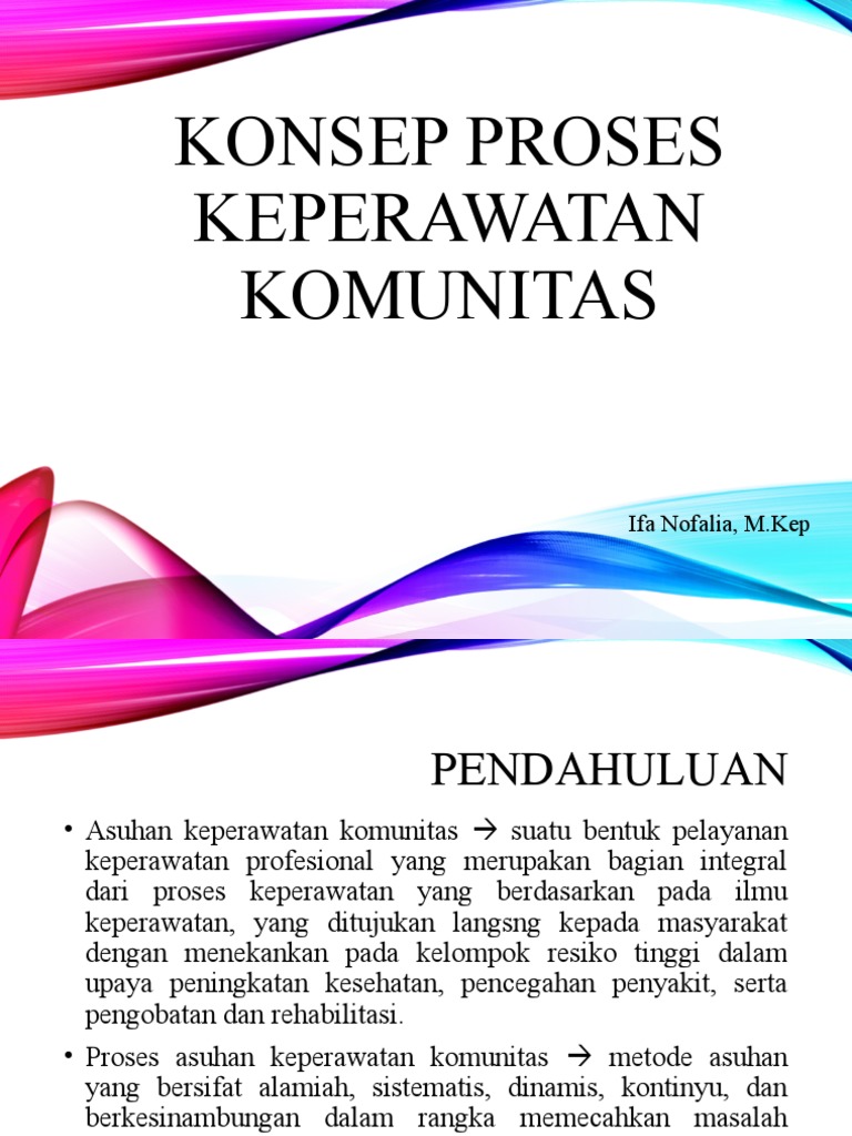 Konsep Proses Keperawatan Komunitas | PDF