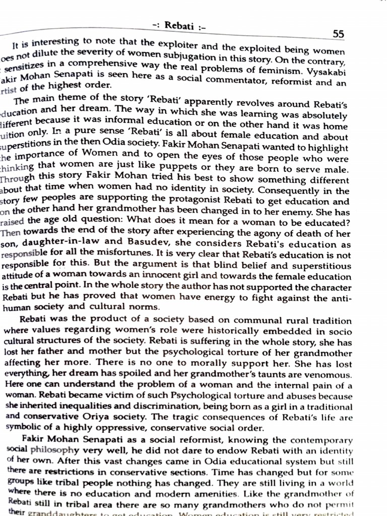 The Struggle for Education: An Analysis of Fakir Mohan Senapati's Story ...