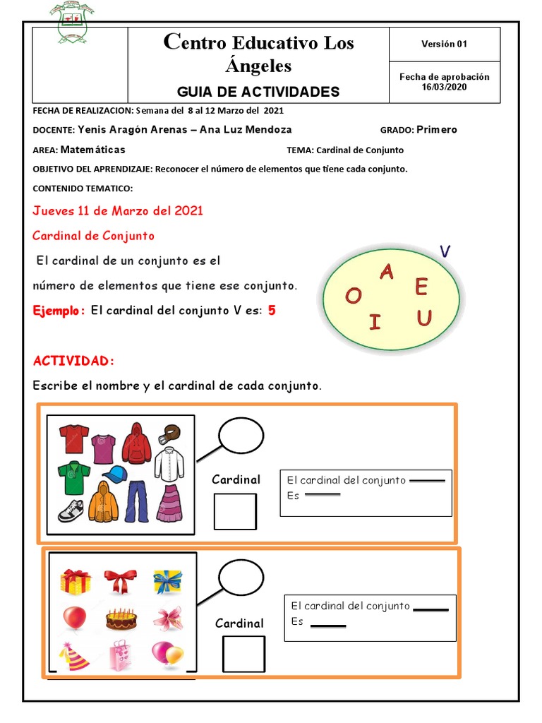 Cardinal de Conjunto | PDF