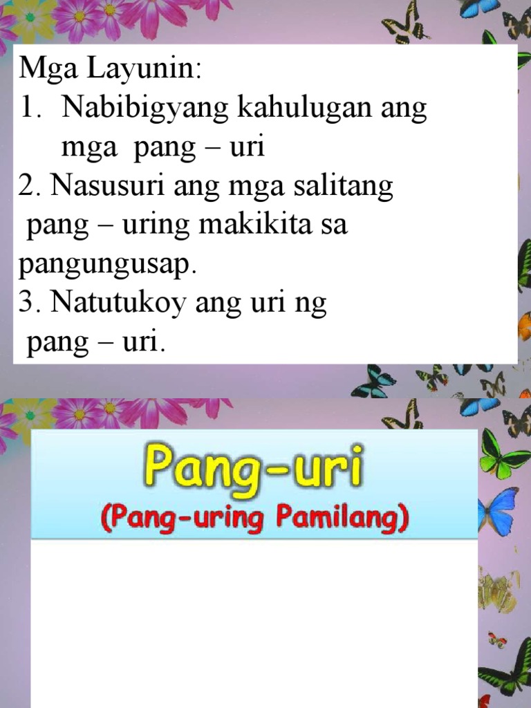 Pang Uring Pamilang | PDF