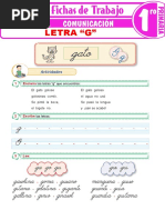 Cuadernillo G Gu Gü | PDF