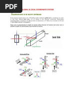 Global & Local Coordinate System in Staad | PDF | Teaching Methods ...