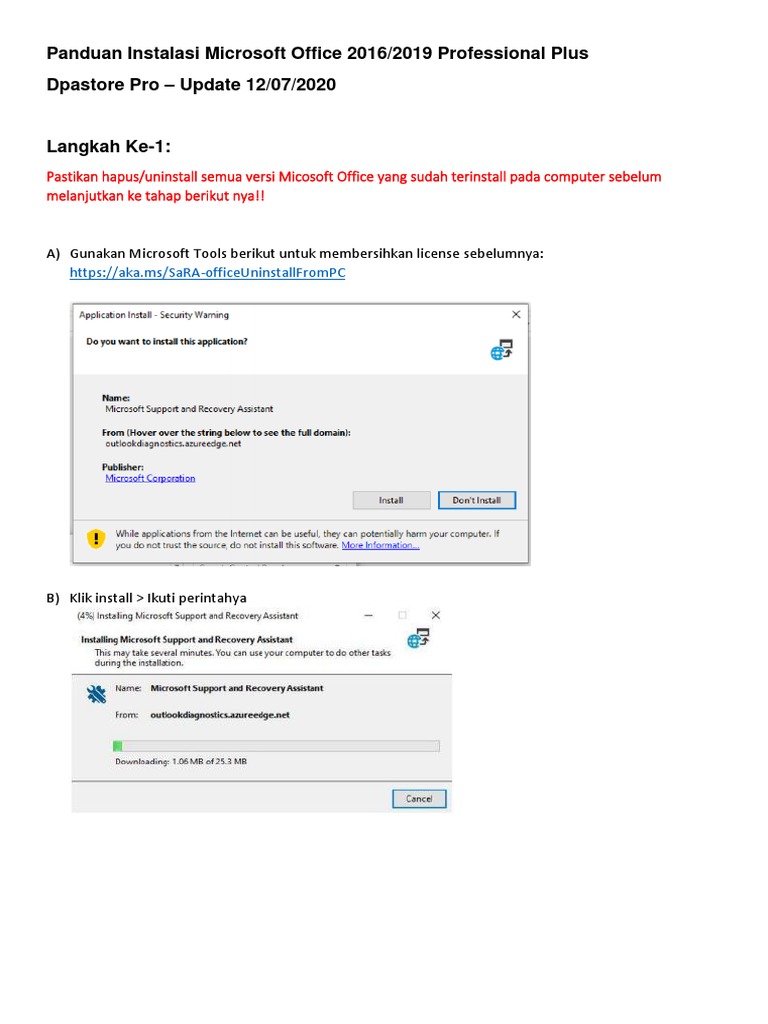 Panduan Instalasi Office 2019 | PDF | Karier & Perkembangan