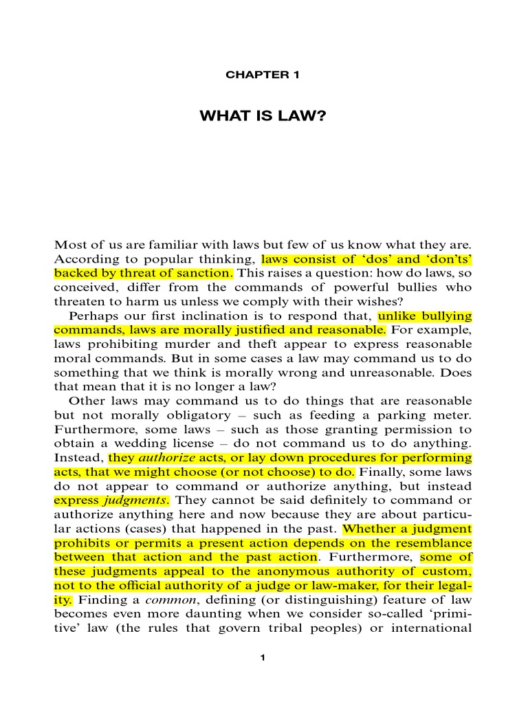 1 What Is Law David Ingram From (Key Concepts in Philosophy) | PDF ...