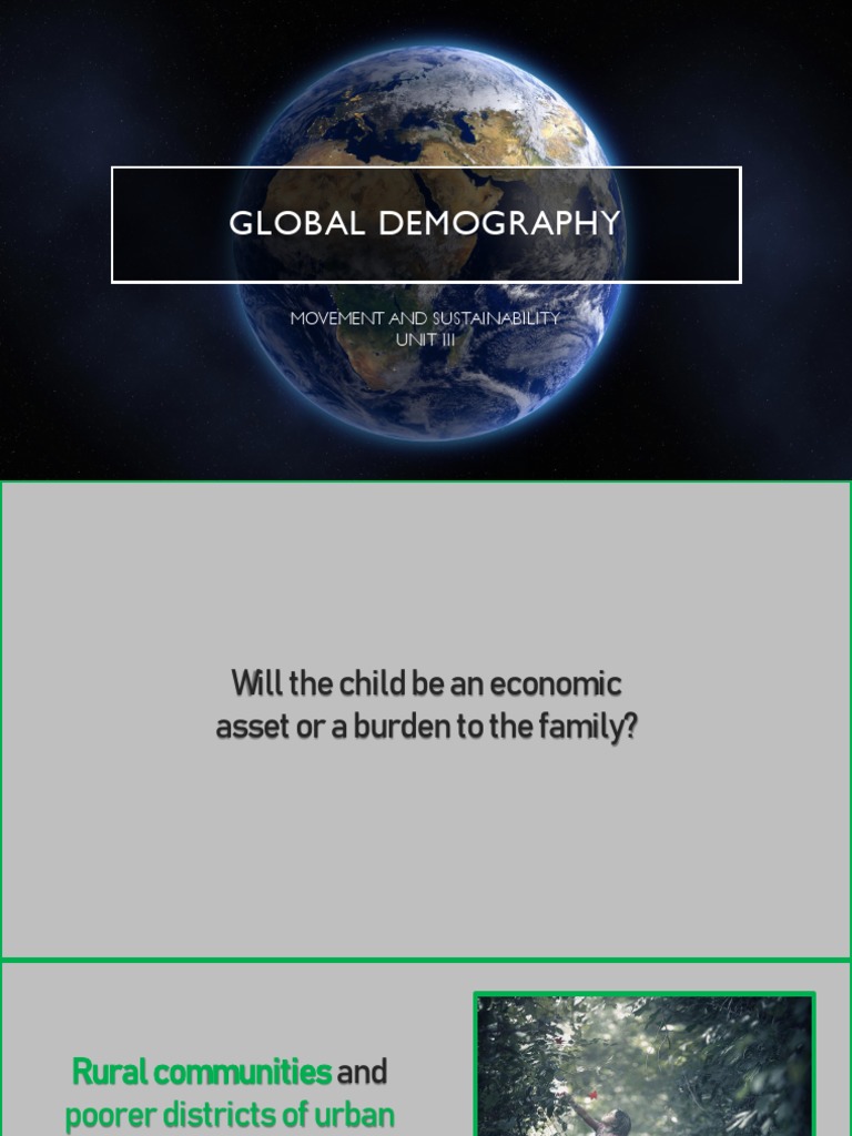 Global Demography | PDF | Economic Growth | Abortion