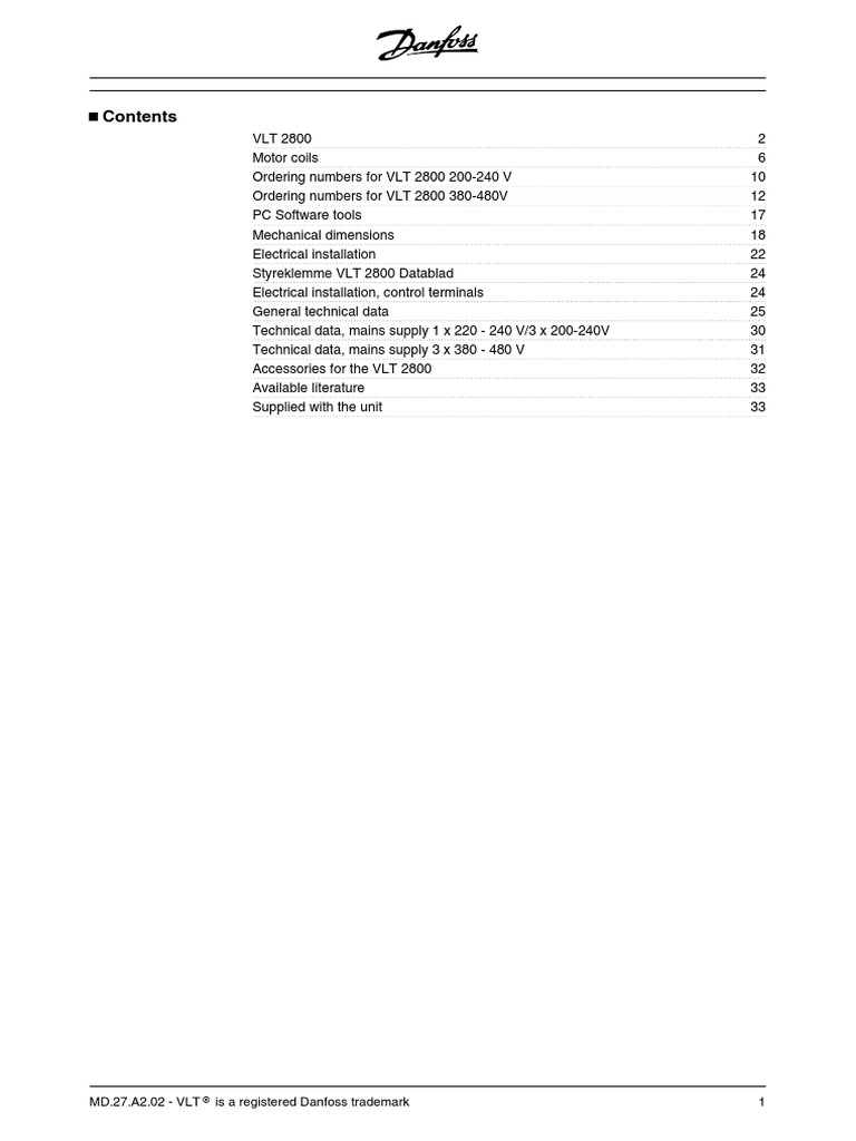 Danfos Frekventni Regulator | PDF | Electromagnetic Interference | Mains Electricity