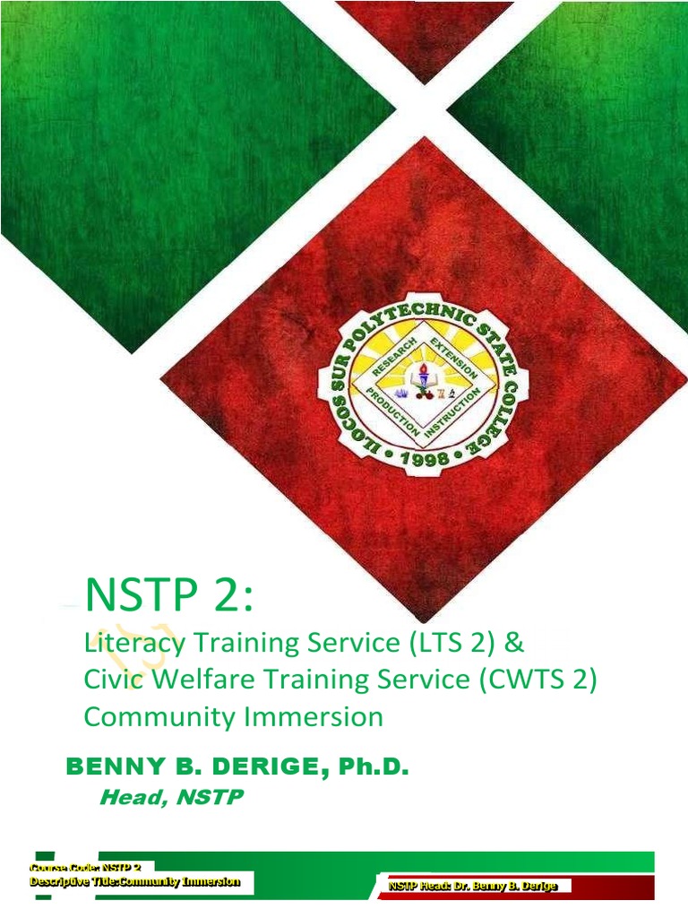 NSTP 2:: Literacy Training Service (LTS 2) & Civic Welfare Training ...