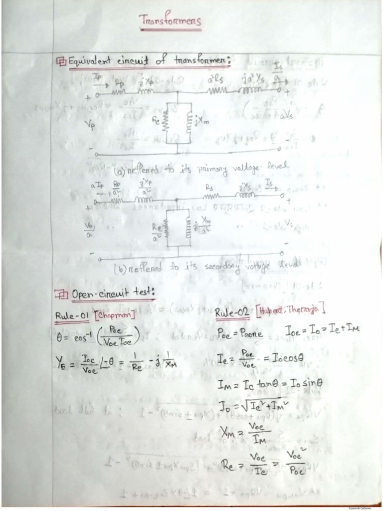 Transformer Math Formula | PDF