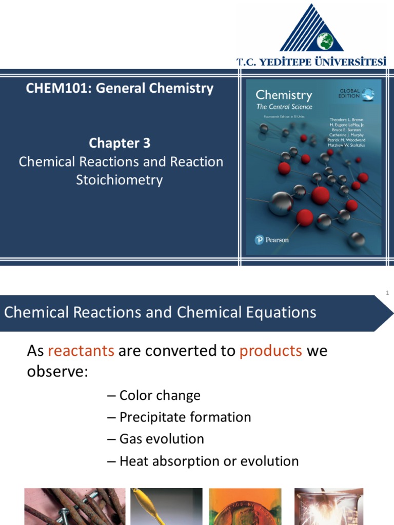 CHEM101: General Chemistry: Chemical Reactions and Reaction ...