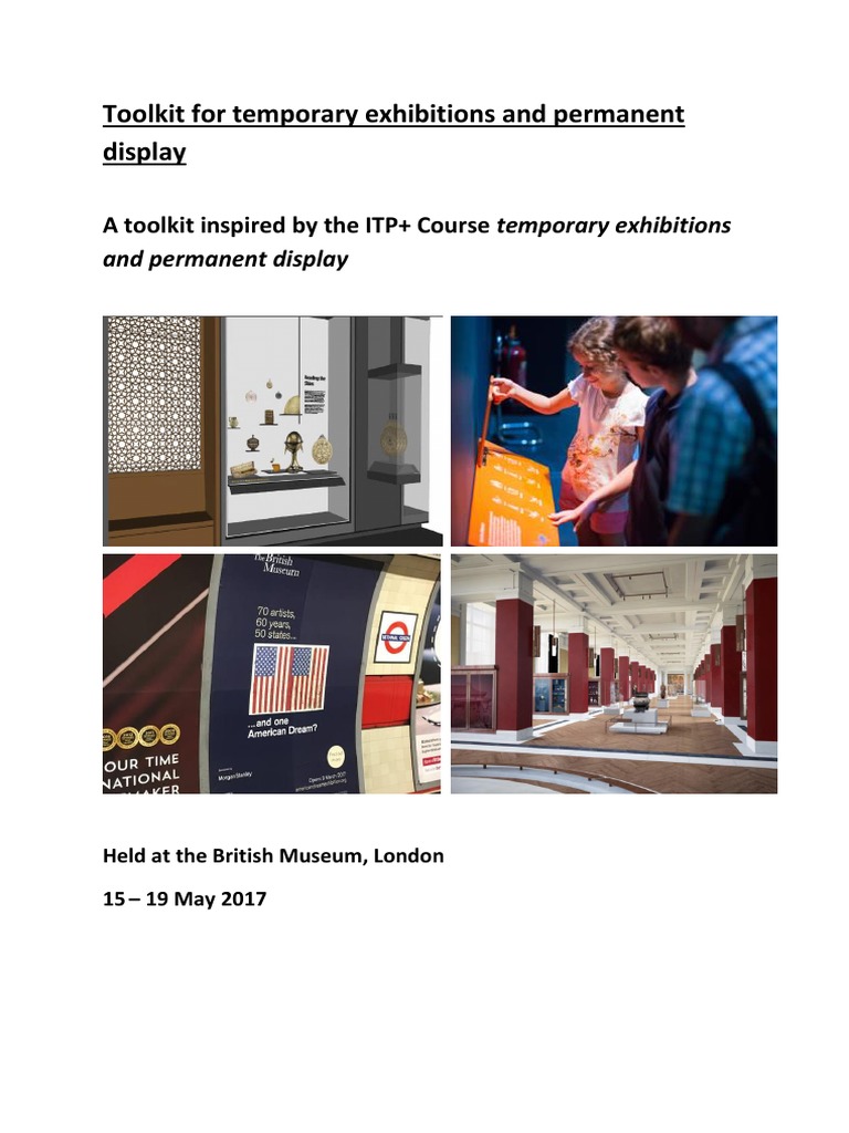 Toolkit for Museum Displays and Exhibitions | PDF | British Museum | Museum
