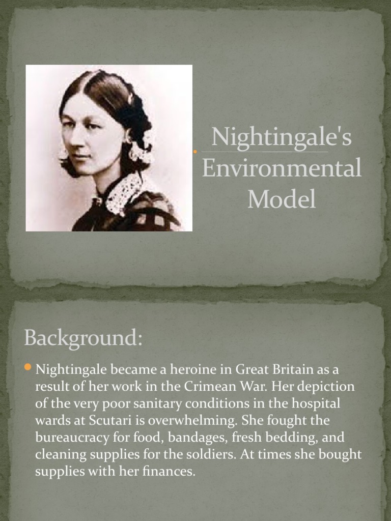 Nightingale's Environmental Model | PDF | Florence Nightingale | Nursing