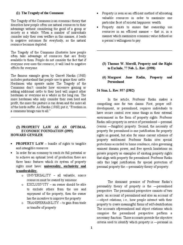 Property in General - Cases | PDF | Conversion (Law) | Damages