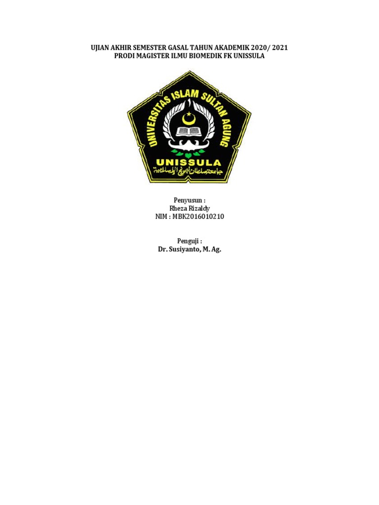 UAS Dr. Susiyanto, M. Ag. - Rheza Rizaldy - MBK2016010210 | PDF | Agama ...