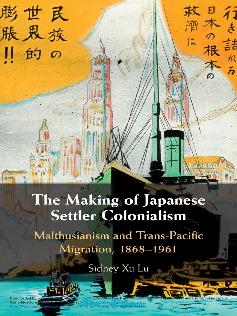 The Making of Japanese Settler Colonialism | PDF | Empire Of Japan ...