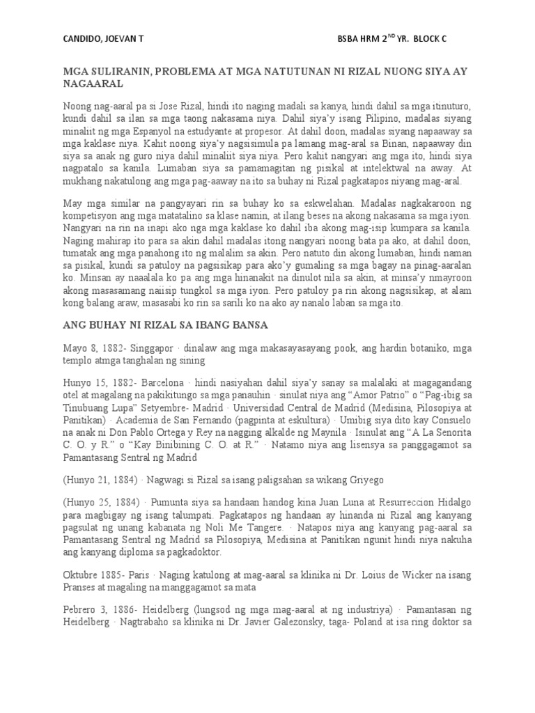 Gecc 101 Bsba HRM 2ND Yr. Block C | PDF