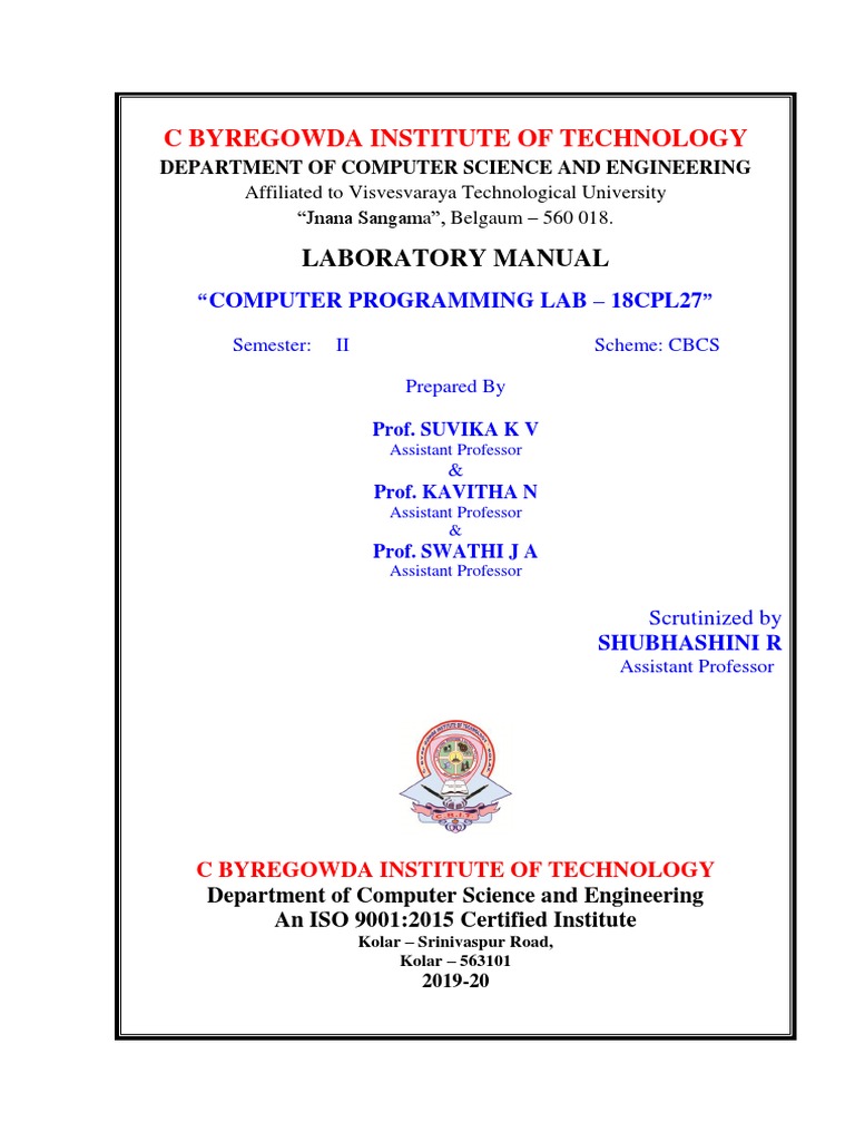 CPL Manual@Azdocuments - in | PDF | Algorithms | Control Flow