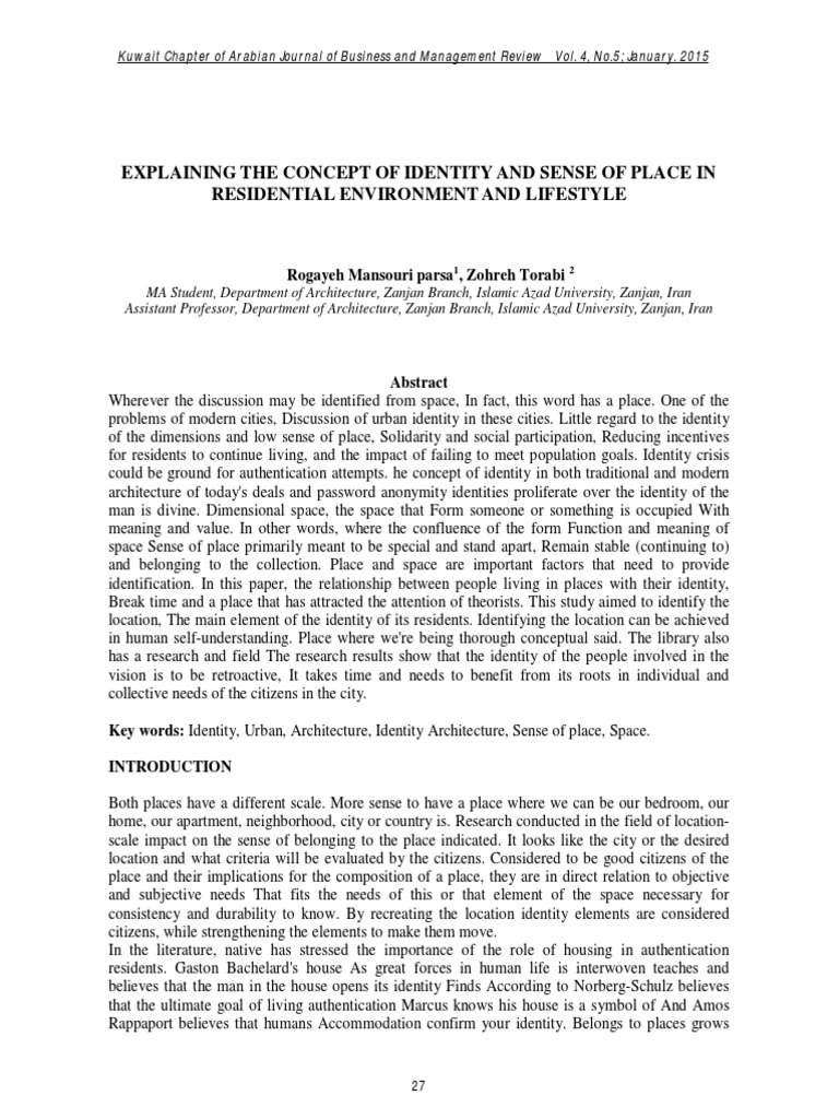 Concept of Identity | PDF | Identity (Social Science) | Self