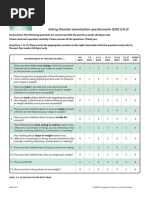 Eating Disorder Examination Questionnaire EDE Q PDF | PDF | Behavioural ...