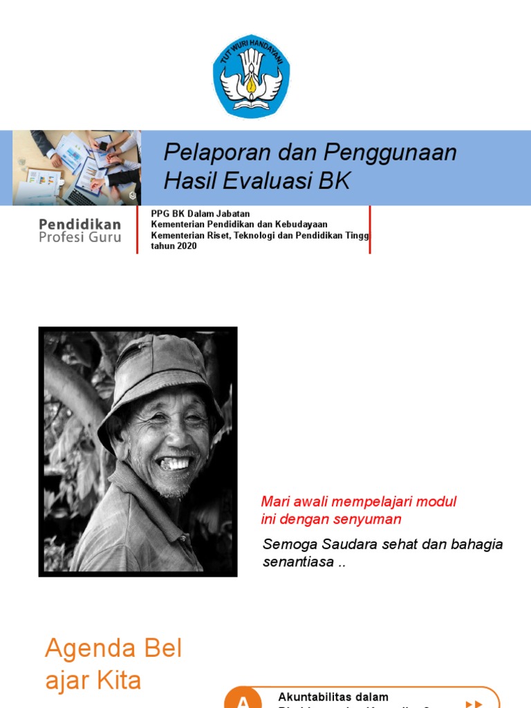 BK PPT Modul 4 Pelaporan Dan Penggunaan Hasil Evaluasi BK | PDF