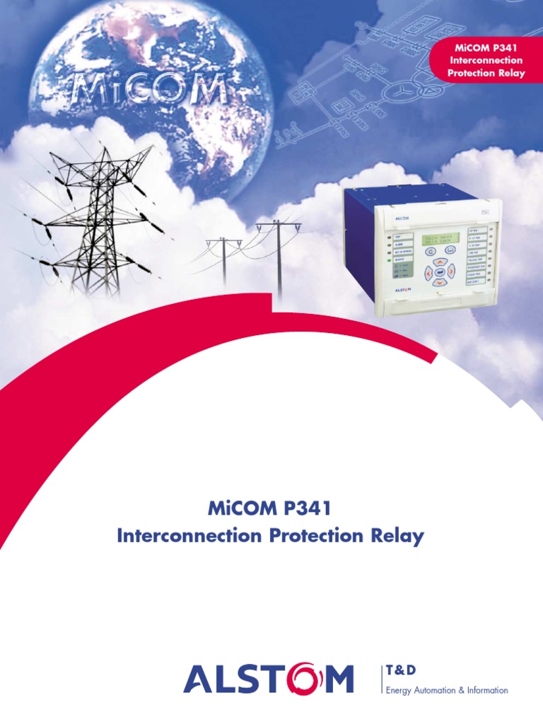 Micom P341 (En) | PDF | Relay | Transformer