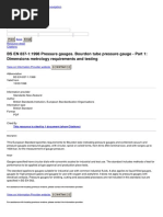 En 837-1 | PDF | Pressure Measurement | Pascal (Unit)