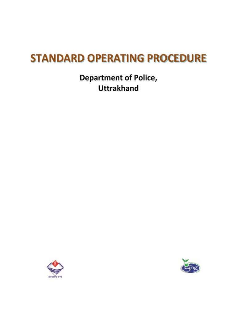 SOP Police | PDF | Emergency Management | Firefighting