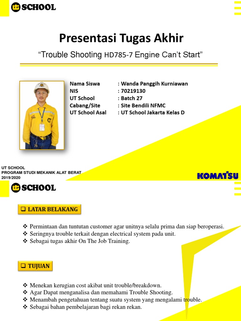 TS Engine Can't Start HD 785-7 Wanda Panggih Kurniawan (70219130) | PDF | Bisnis | Komputer