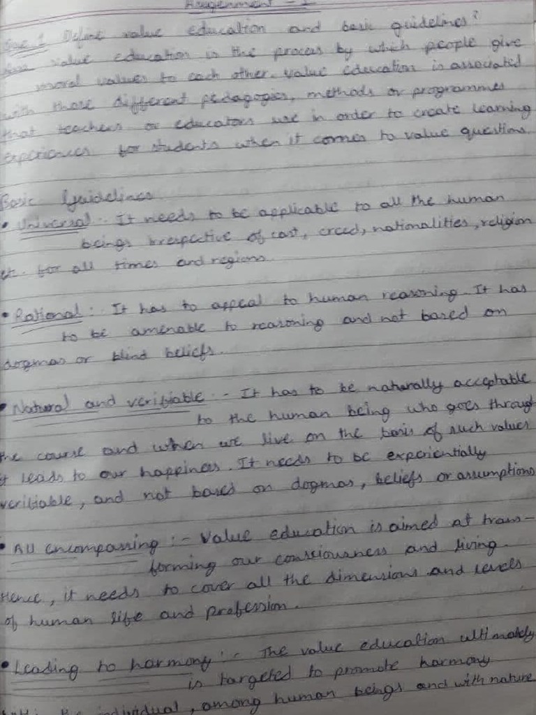 Assignment 1 Human Values | PDF