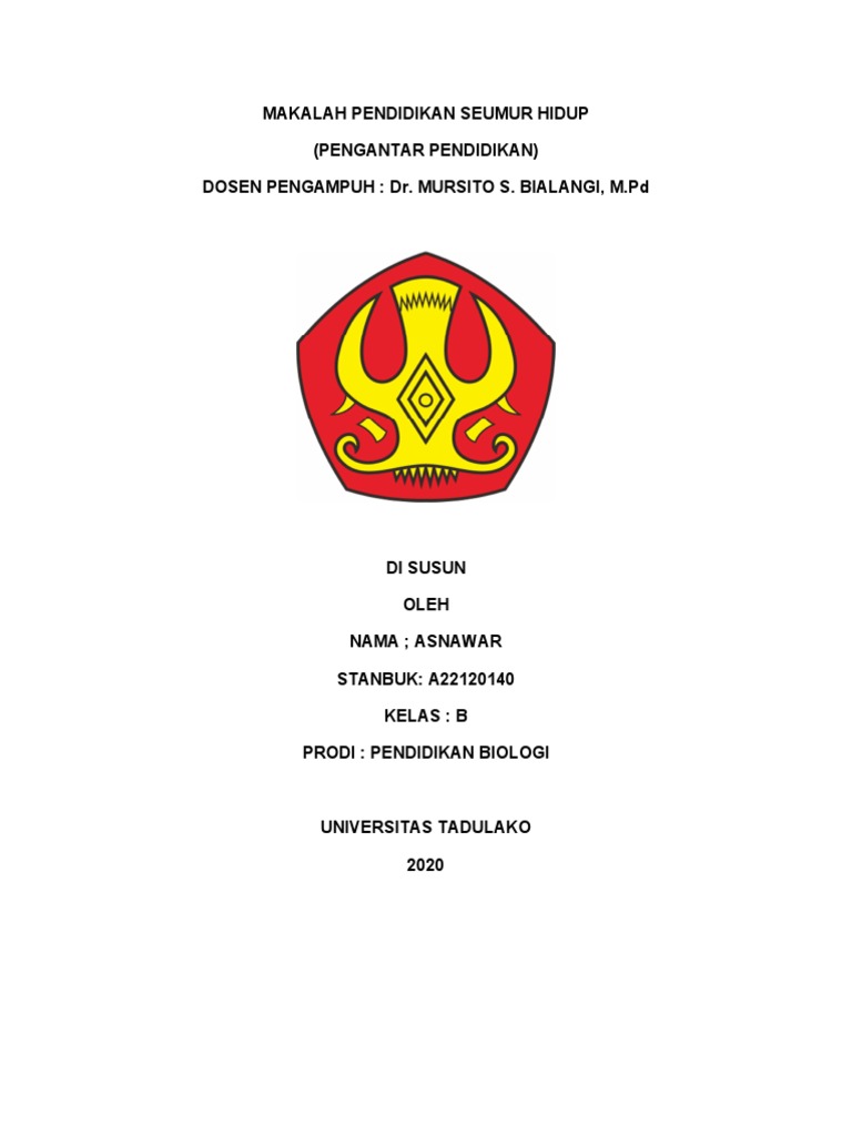 Makalah Pendidikan Seumur Hidup | PDF