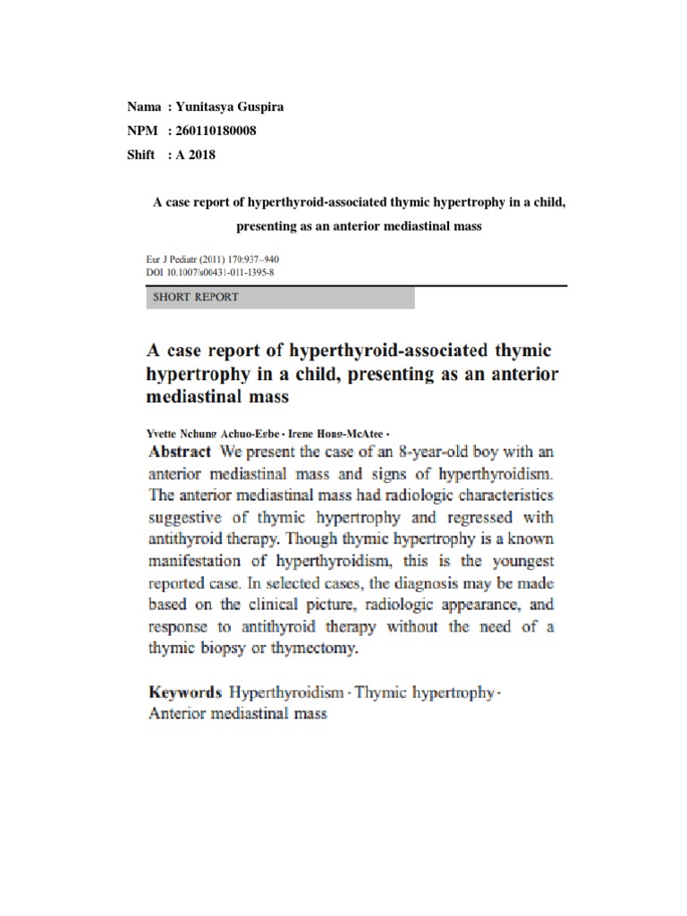 Review Jurnal Hipertiroid | PDF