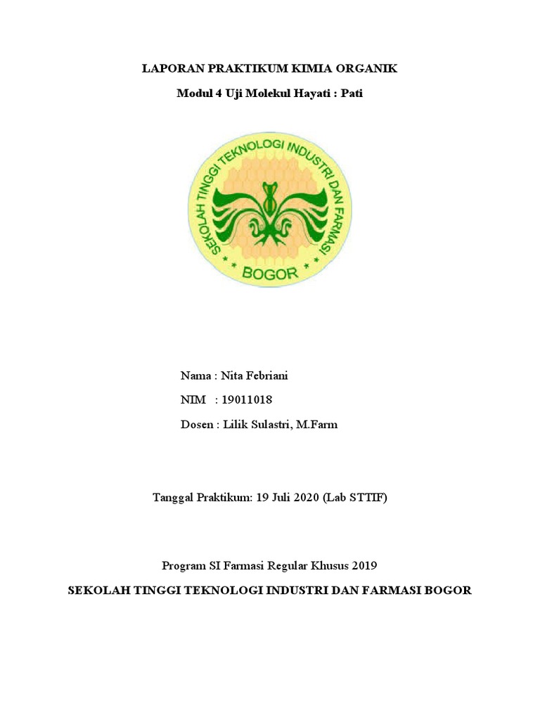 Laporan Kimor Modul 4 Pati | PDF