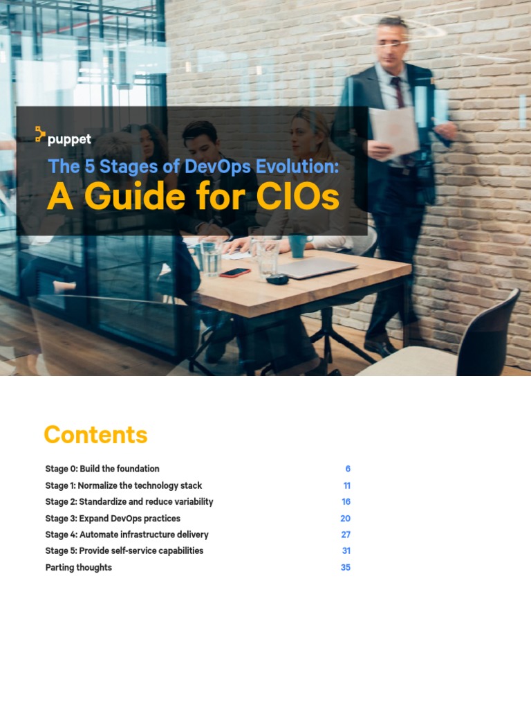 Puppet 5 Stages Devops Evolution Cio Guide | PDF | Computer Science | Systems Engineering