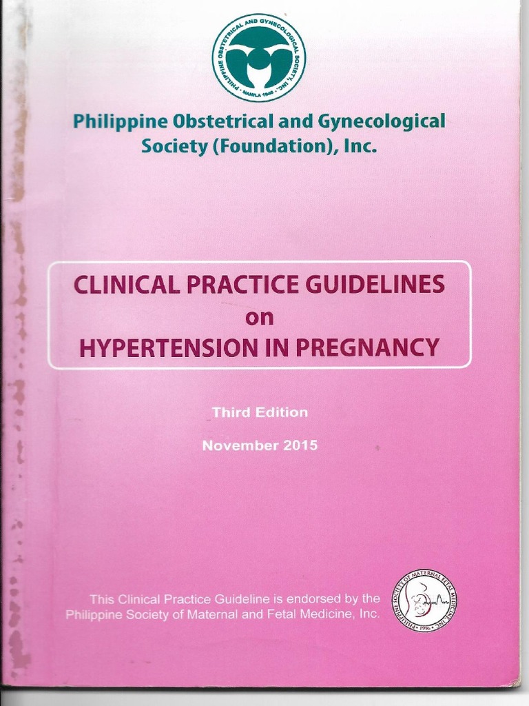 POGS - CPG On Hypertension in Pregnancy | PDF