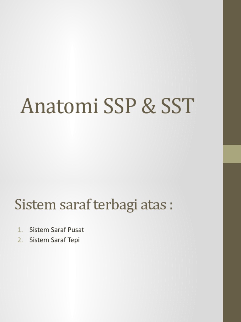 SSP dan SST | PDF