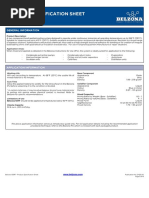 Belzona 1212 Specification Sheet | PDF | Density | Pascal (Unit)