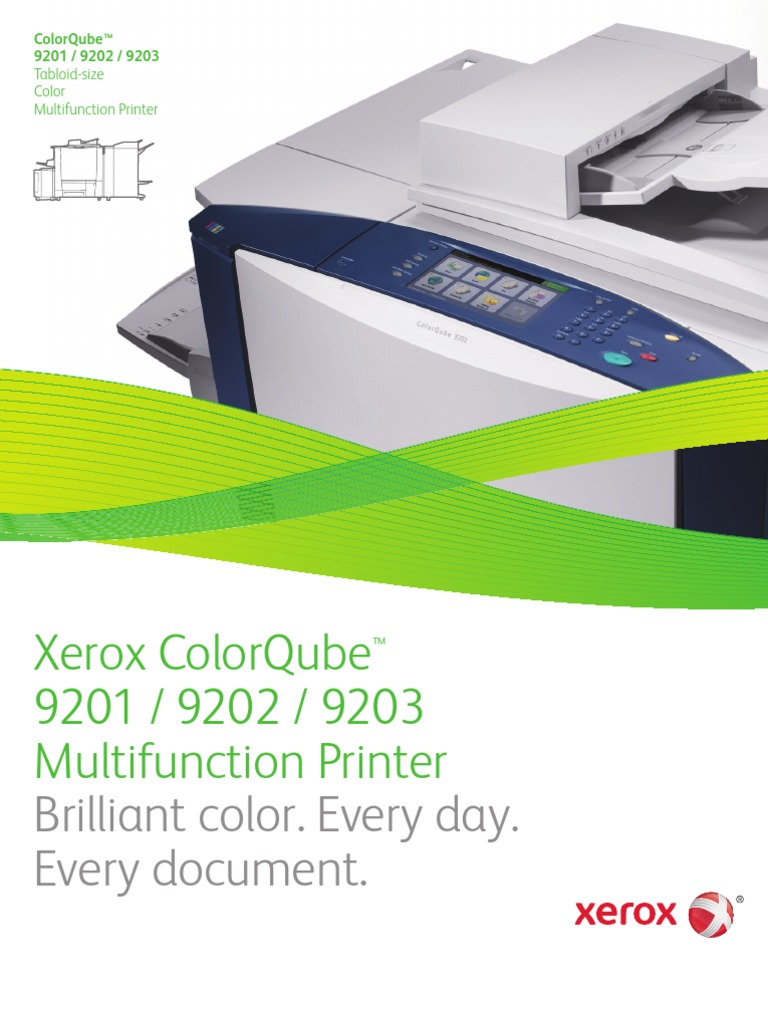 Xerox Colorqube 9201 / 9202 / 9203 Multifunction Printer: Brilliant ...