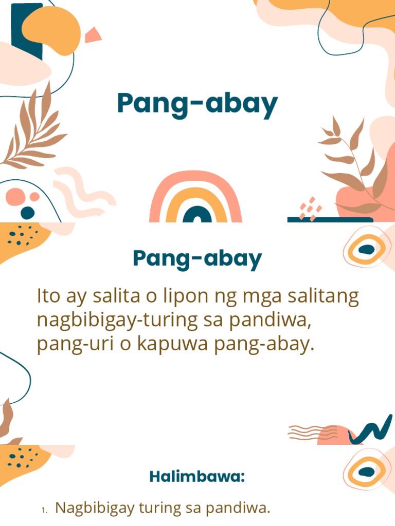 Pang-Abay Grade Five | PDF