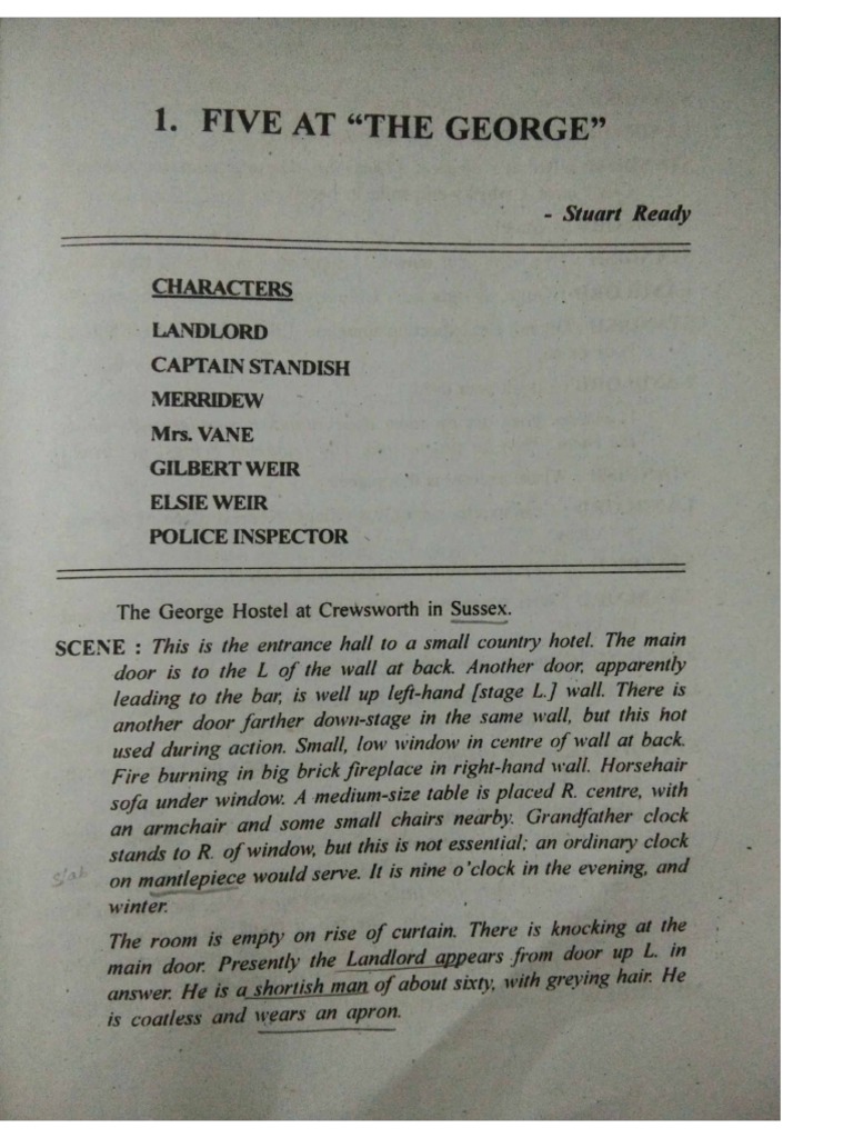 1.five at The George - Text | PDF