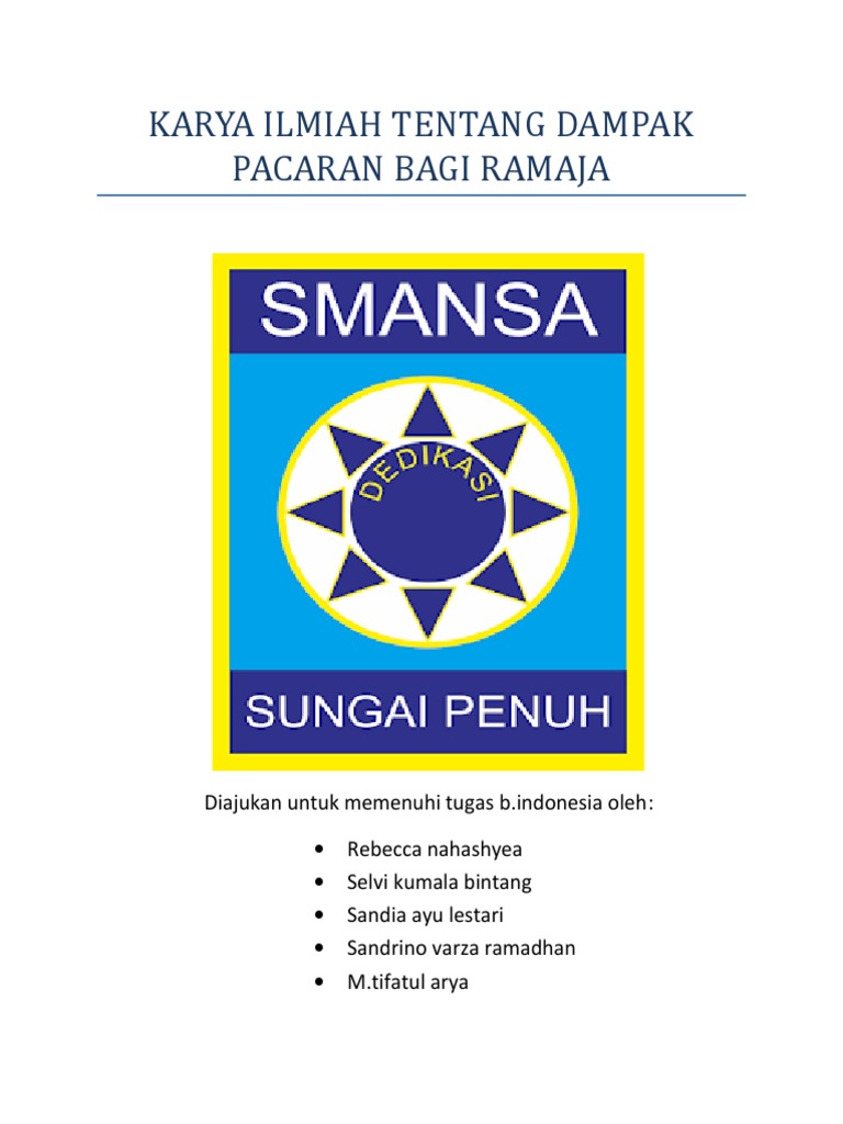 Dampak Negatif Pacaran pada Remaja | PDF | Ilmu Sosial | Gaya Hidup