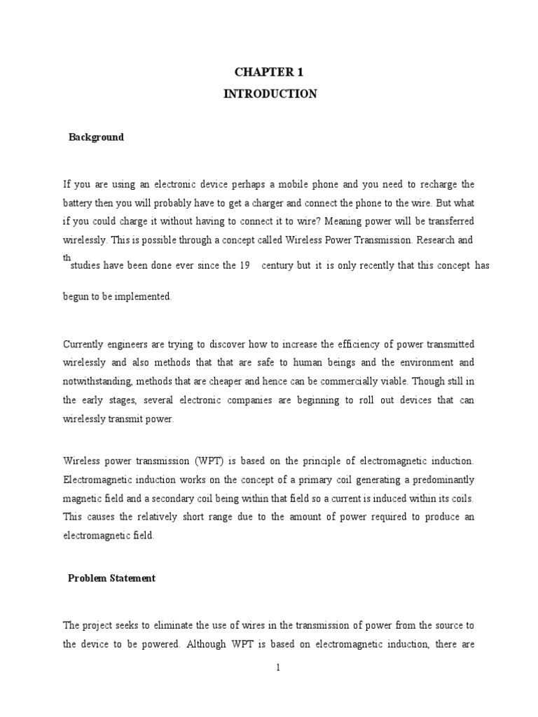 Wireless Power Transmission | PDF | Inductor | Radio Frequency ...