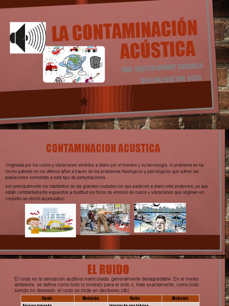 Impacto del Ruido en la Salud Urbana | PDF | ruido | Decibel