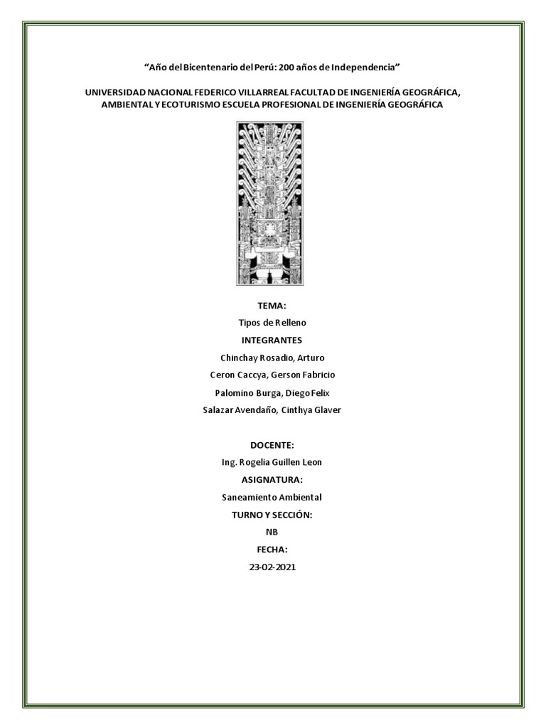 Tipos de Rellenos | PDF | Vertedero | Residuos