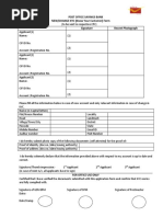 Post Office Cheque Book Application Form | PDF | Cheque | Banking