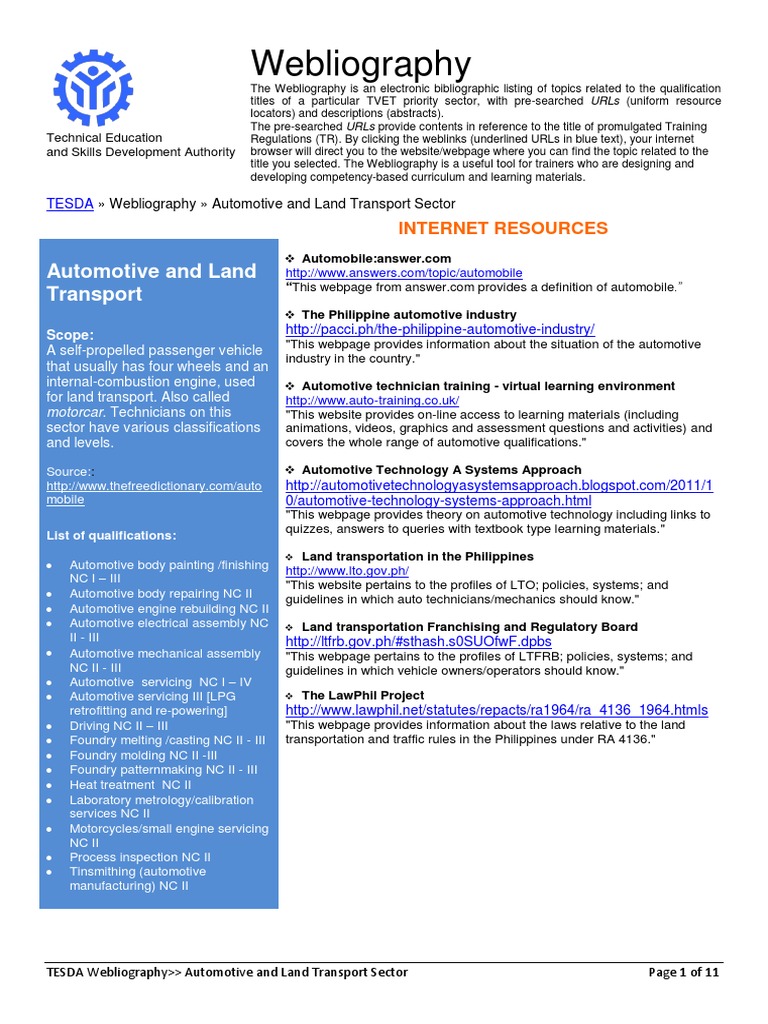 Automotive Webliography | PDF | Foundry | Calibration