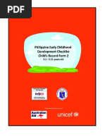 Early Childhood Development (Eccd) Checklist: Scaled Score ...