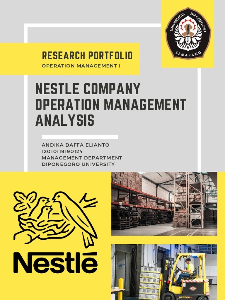 Nestlé Operations & Sustainability | PDF | Nestlé | Business