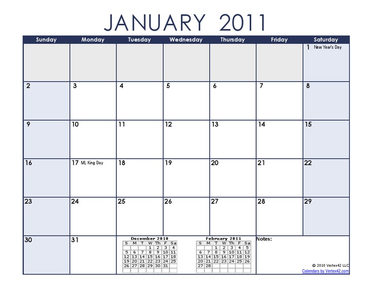 2011 Calender | PDF