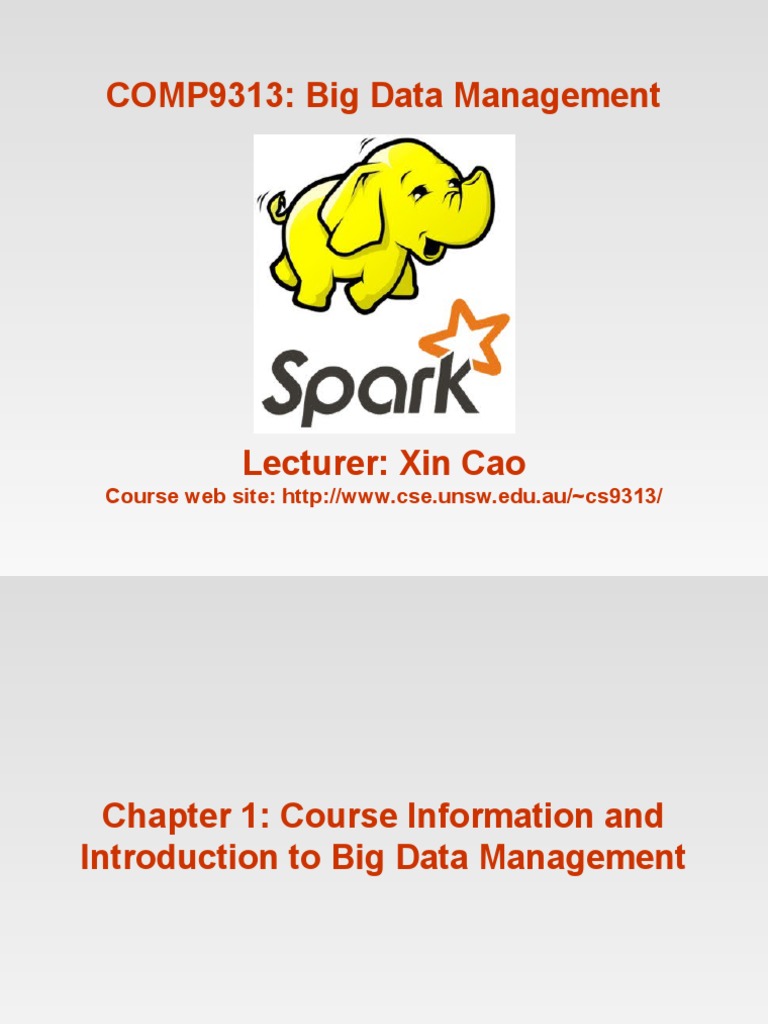 COMP9313: Big Data Management: Course Web Site: HTTP://WWW - Cse.unsw - Edu.au/ cs9313 | PDF ...